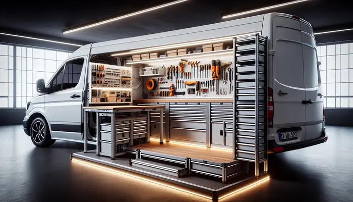 VW Crafter Racking | Stay Organised - SWISS Vans Leasing and Sales